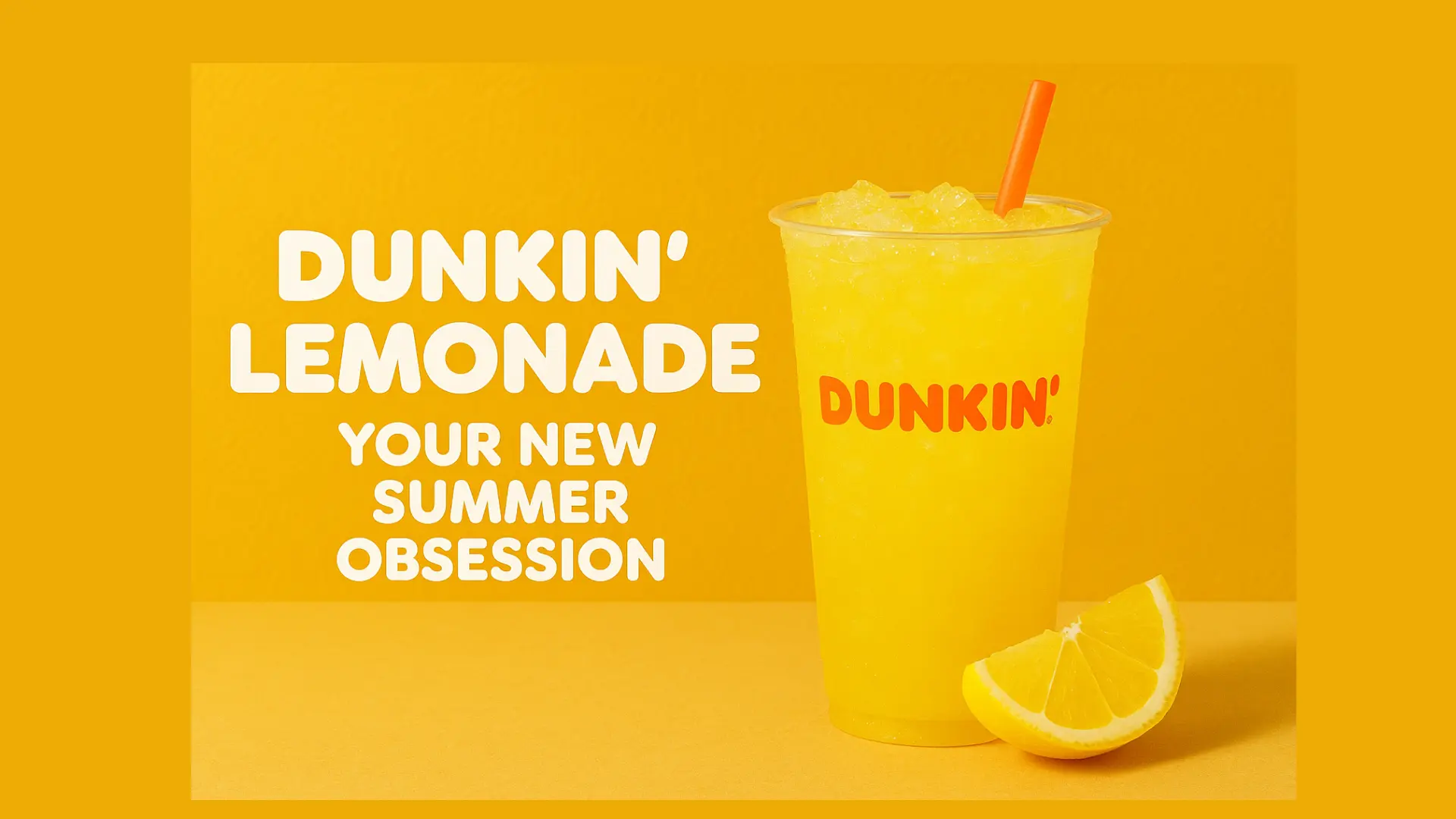 Dunkin Lemonade: Your New Summer Obsession